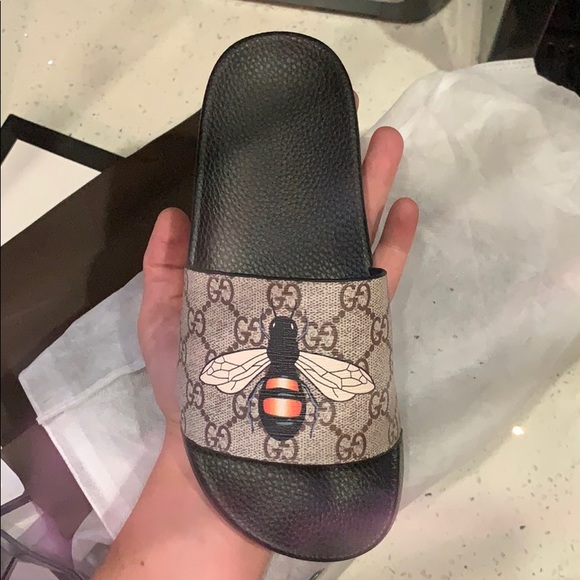 Gucci | Shoes | Womens Gucci Slide Bumblebee | Poshmark